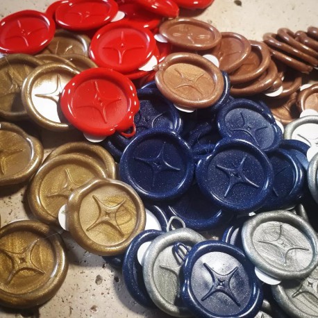 Sceaux adhésifs personnalisés à votre logo made in France